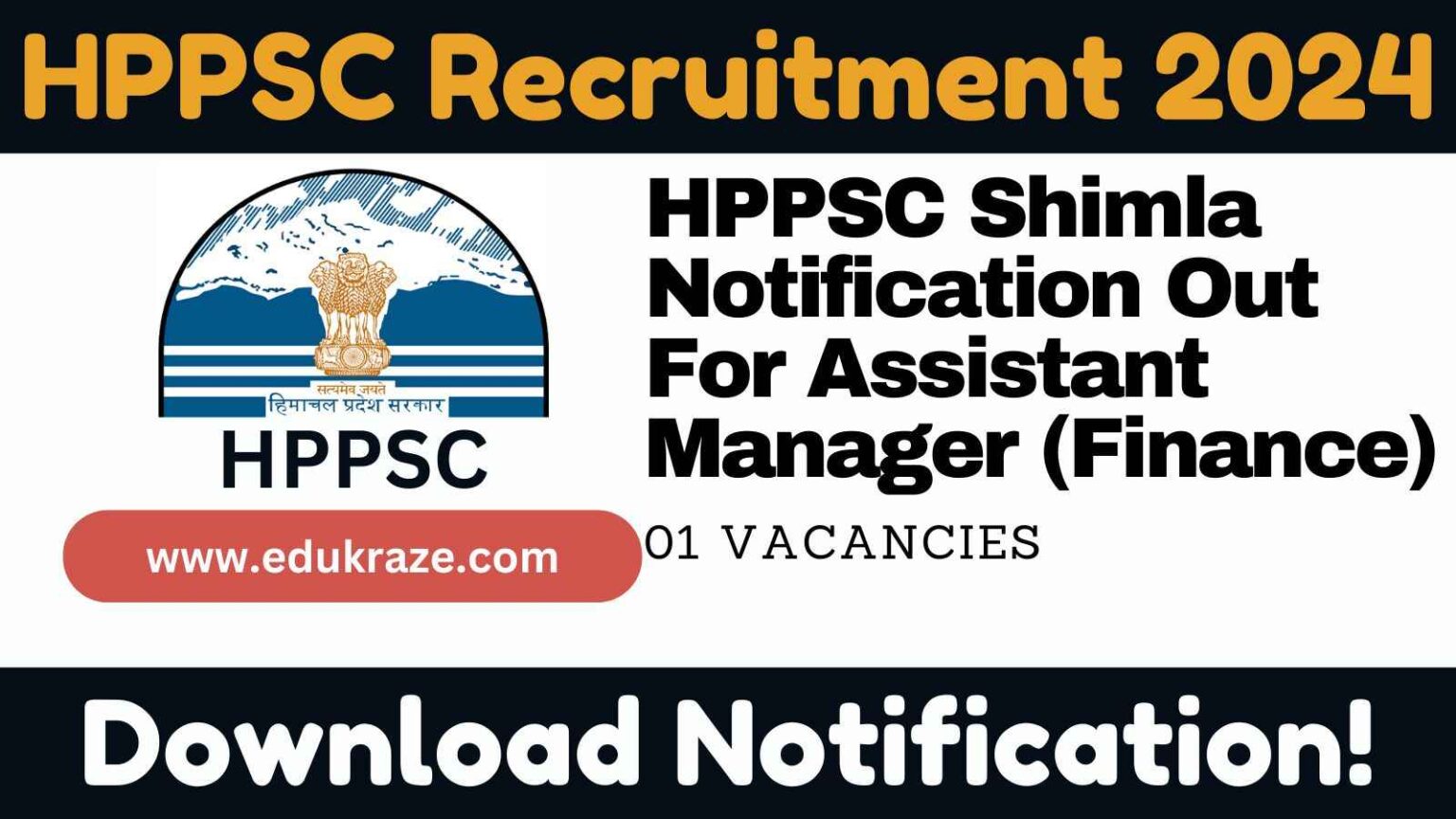 HPPSC Shimla Recruitment 2024 Out For Assistant Manager (Finance ...